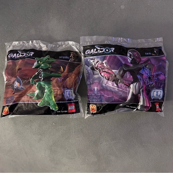 Lego | Toys | Lot Of 2 Galidor Lego Mcdonald Happy Meal Toys 3 And 4 ...